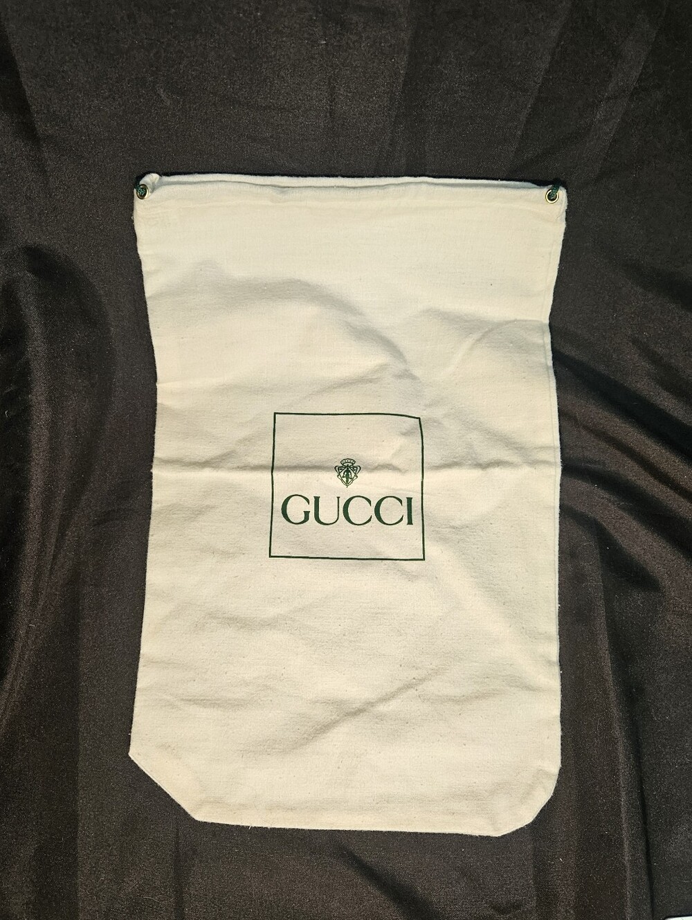 Gucci | Storage & Organization | A11 Gucci White Cotton Dust Shoe Bag ...